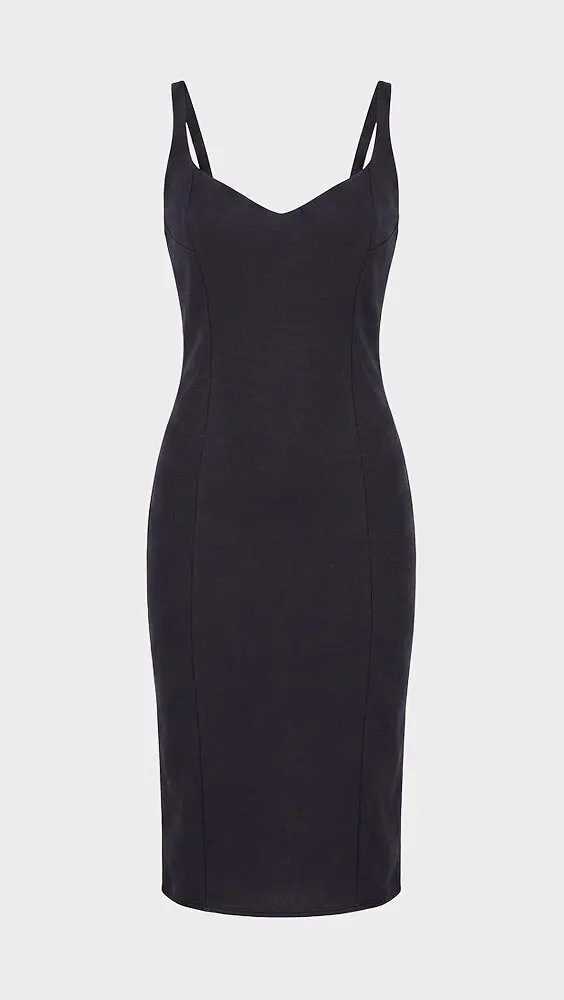 Balmain Bodycon Compact Jersey Knee Length Dress