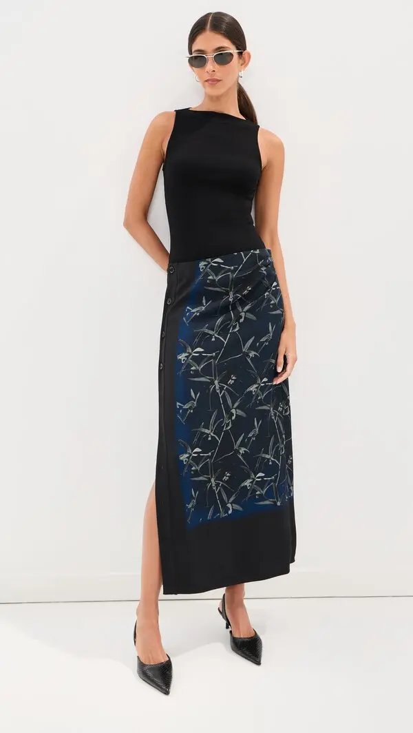 Proenza Schouler Anais Printed Skirt