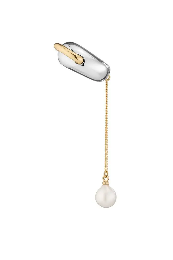 Demarson Zara Single Ear Cuff - Two Tone
