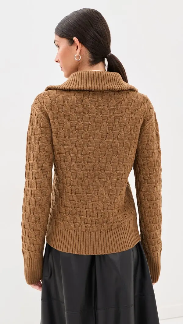 WALES BONNER Acoustic Pullover - Caramel