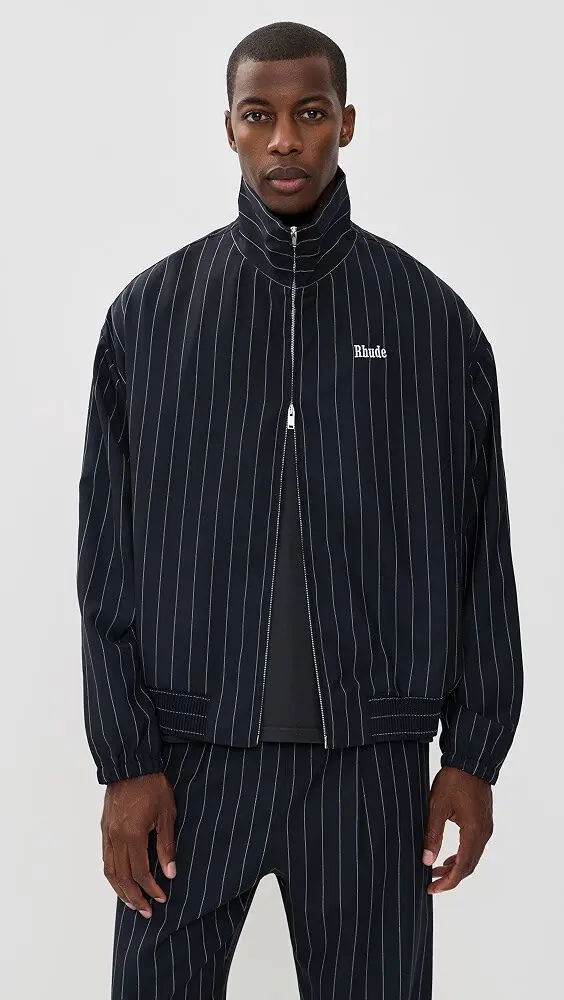Rhude Volume Track Jacket - Navy/white