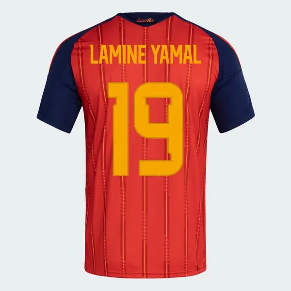 Adidas Spain 26 Home Jersey Lamine Yamal - Vivid Red
