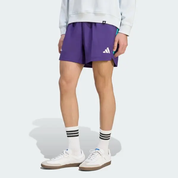 Adidas Mercedes-amg Petronas Formula 1 Team Vanda Bloom Shorts - Dark Purple