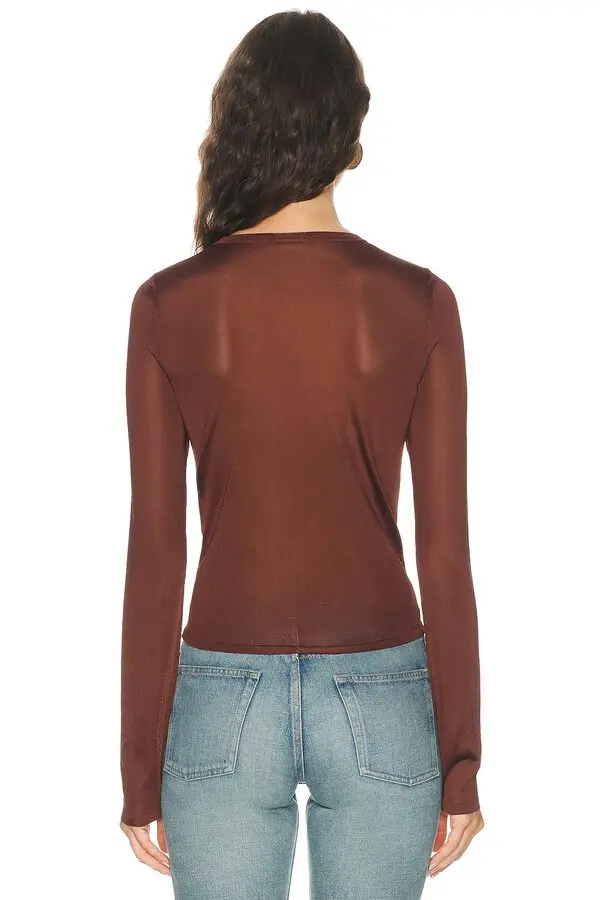 Saint Laurent Long Sleeve Top
