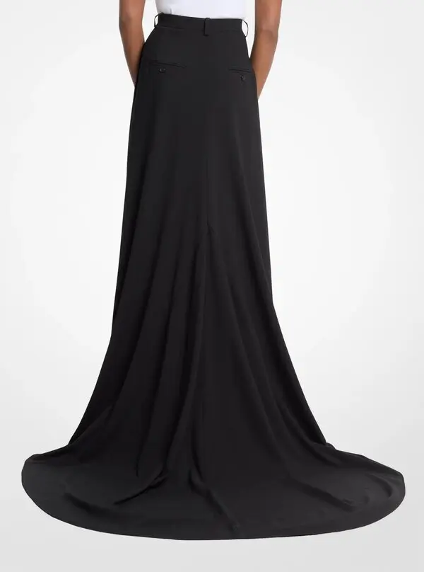 Michael Kors Wool Serge Opera Trousers In Size By