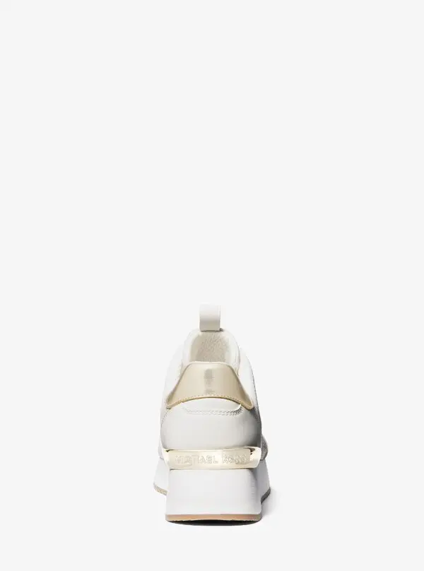 Michael Kors Raina Signature Logo Platform Trainers