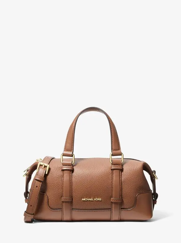 Michael Kors Teddi Extra-small Textured Slouchy Crossbody Bag - Brown
