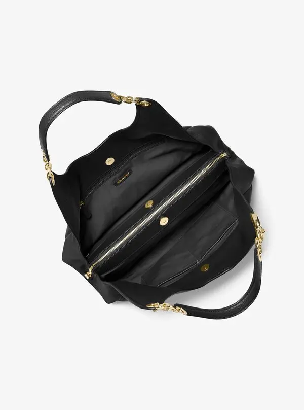 Michael Kors Ellie Large Pebbled Leather Shoulder Bag