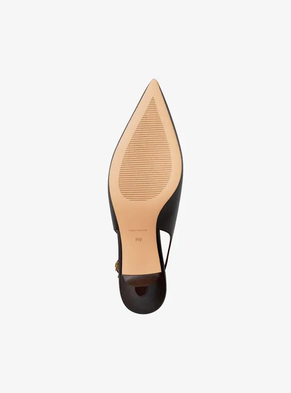 Michael Kors Tonya Leather Slingback Pumps