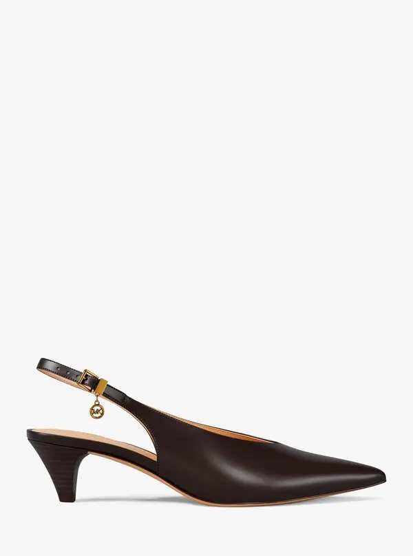 Michael Kors Tonya Leather Slingback Pumps