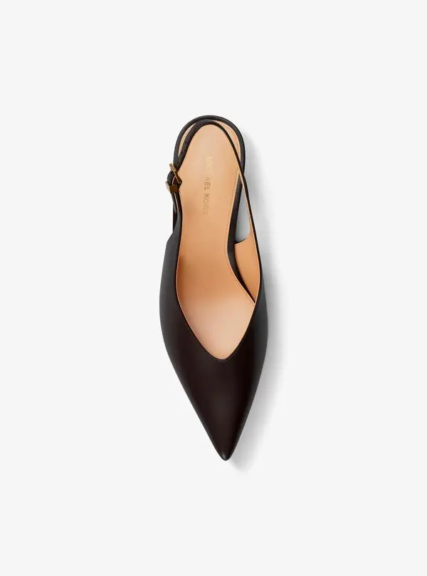 Michael Kors Tonya Leather Slingback Pumps