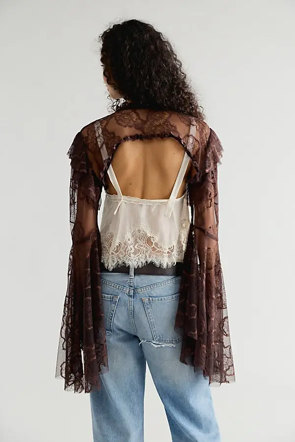 Free People Willow Lace Bolero