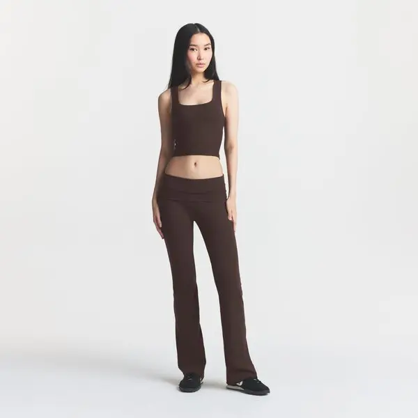 SKIMS Cotton Jersey Foldover Pant