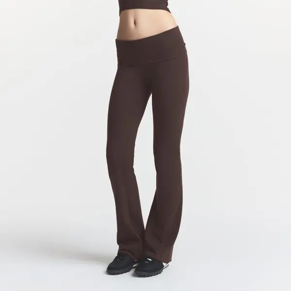 SKIMS Cotton Jersey Foldover Pant