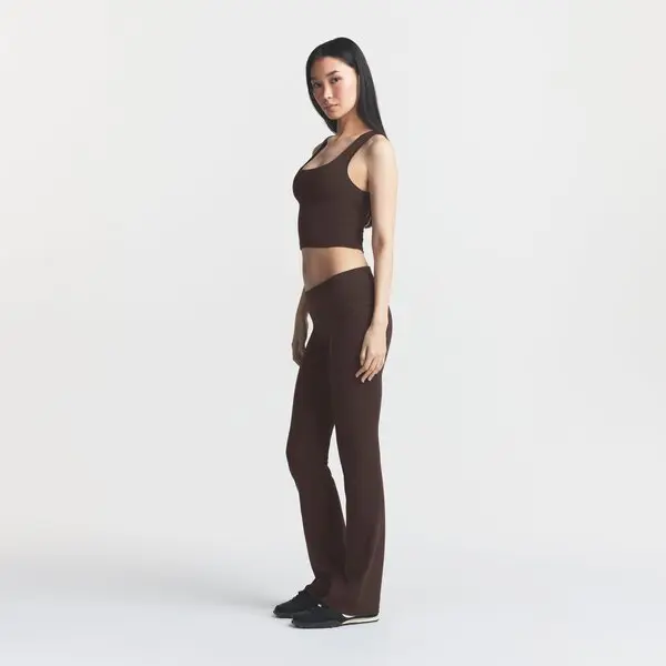 SKIMS Cotton Jersey Foldover Pant