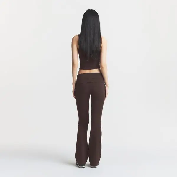 SKIMS Cotton Jersey Foldover Pant