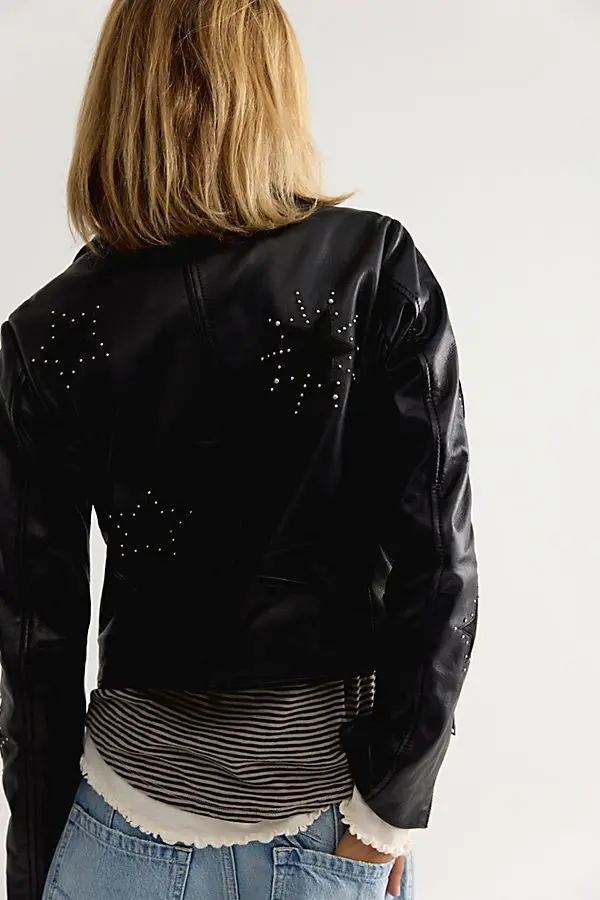 MAURITIUS LEATHER Mauritius Soraya Leather Moto Jacket