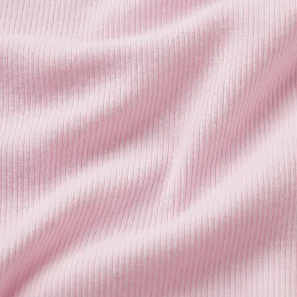 SKIMS Cotton Rib Zip Up Long Sleeve Top - Cherry Blossom