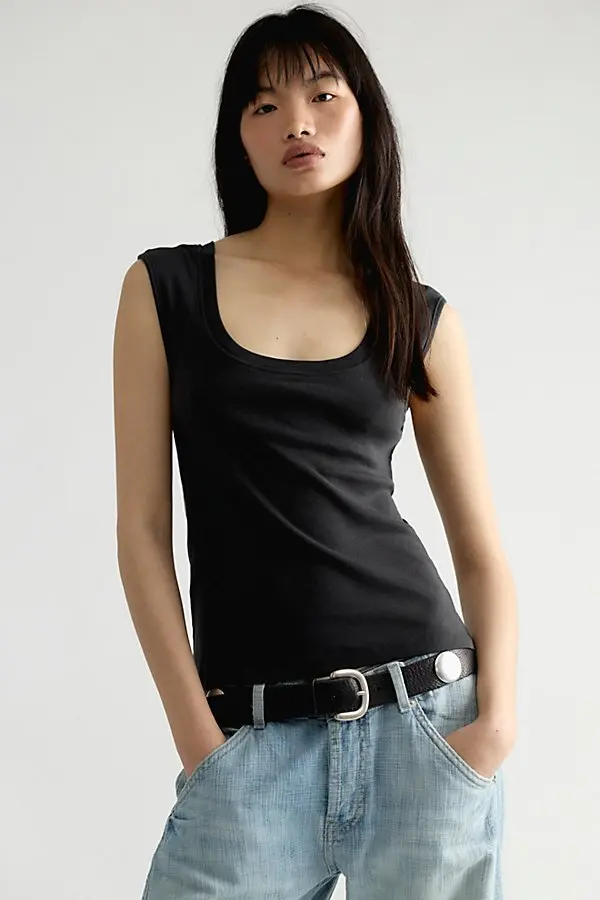 RAGABOND Ballad Reversible Lily Printed Tank - Black