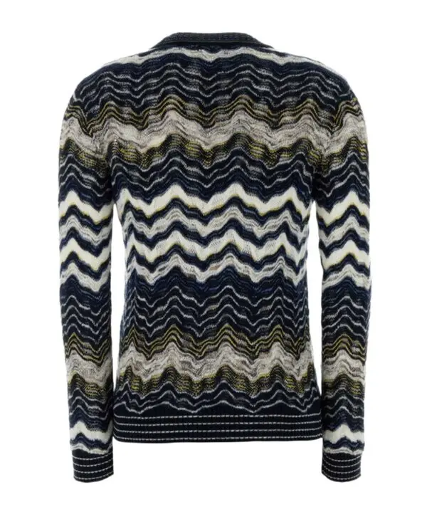 Missoni Wave Knit Crewneck Sweater