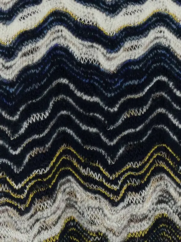Missoni Wave Knit Crewneck Sweater