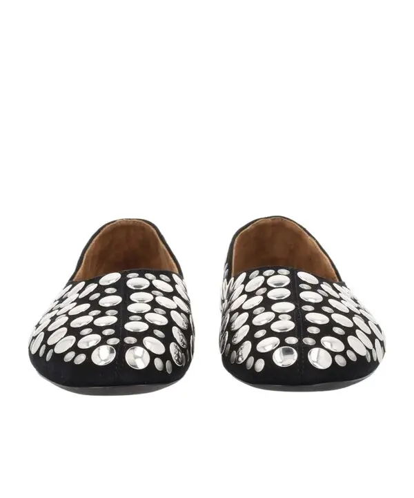 Khaite Ballet Flats With Metal Rivets