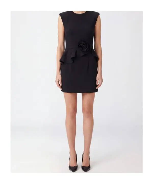 ROTATE BY BIRGER CHRISTENSEN Rose Peplum Mini Dress