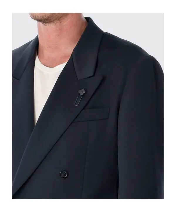 LARDINI Double-breasted Peak-lapel Suit