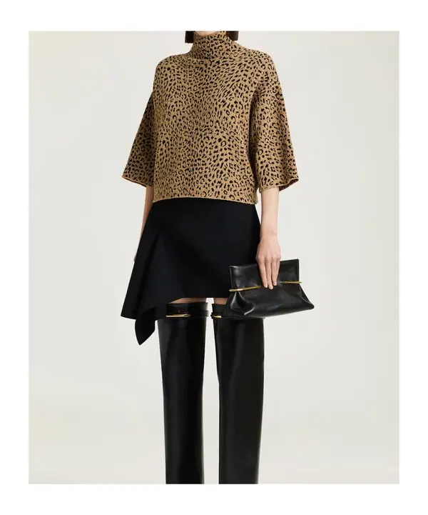 Givenchy Top In Leopard Jacquard