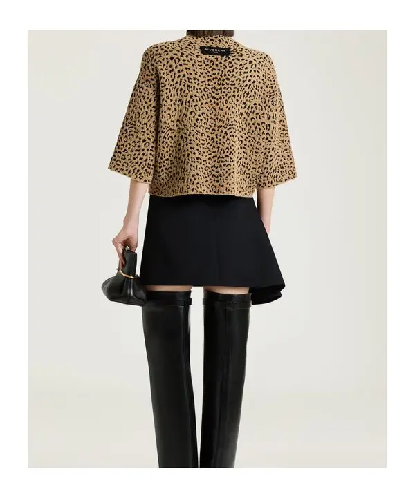 Givenchy Top In Leopard Jacquard