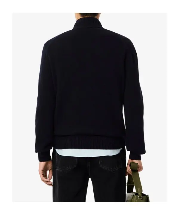 Lacoste Zipped High Neck Sweater