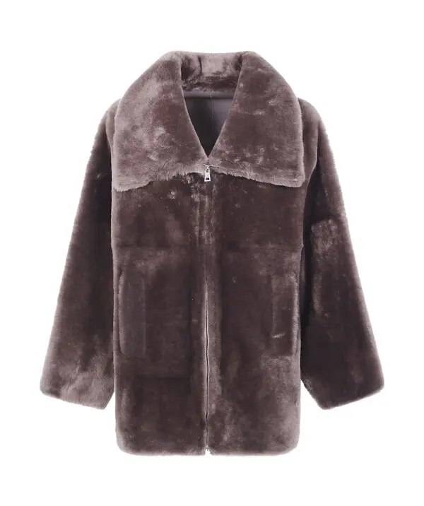 BLANCHA Straight Merino Shearling Jacket