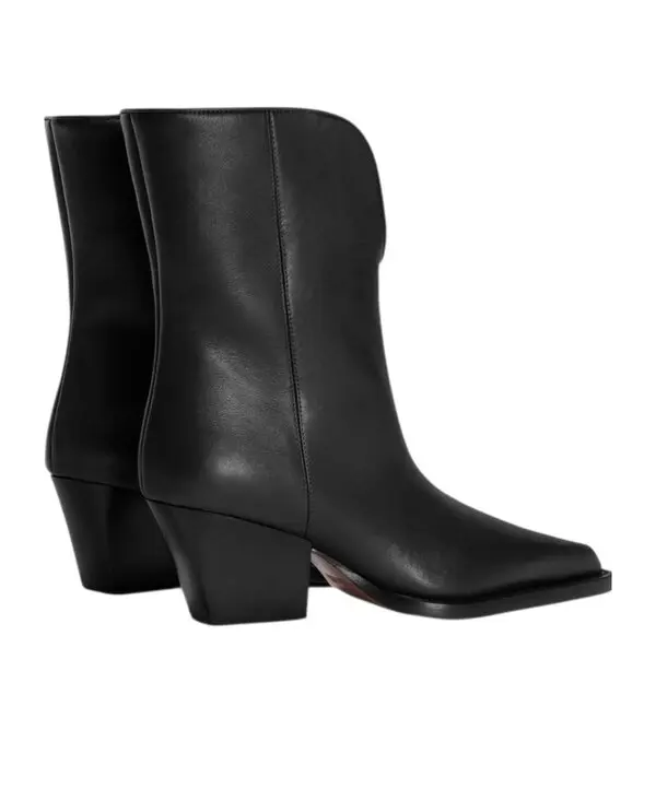 Paris Texas Pointed-toe Leather Ankle Boots