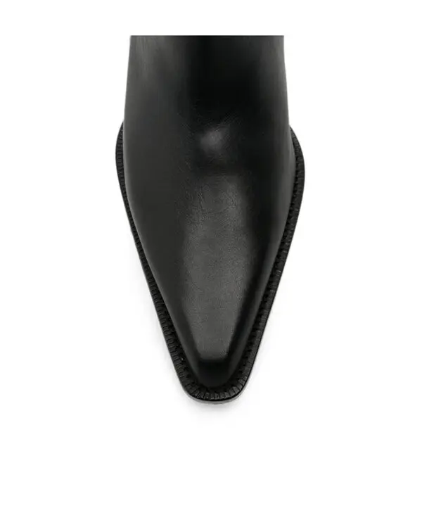 Paris Texas Pointed-toe Leather Ankle Boots