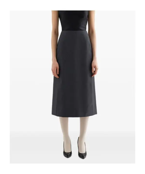 JIL SANDER Slit Midi Skirt