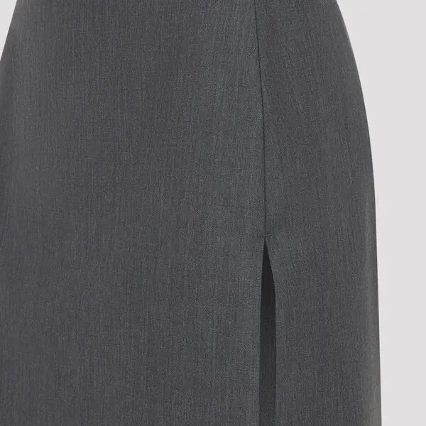 JIL SANDER Slit Midi Skirt