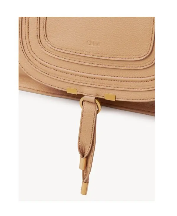 Chloé Marcie Foldover Tote Bag - Nude