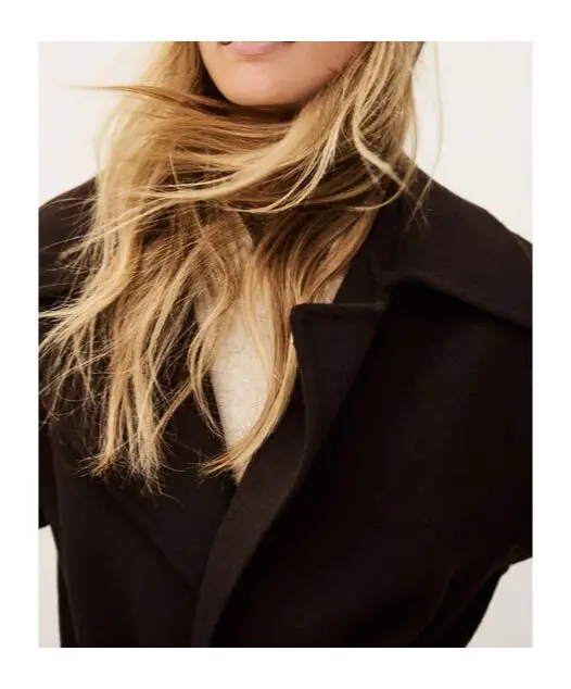 Ba&sh Belted Long Sleeve Coat