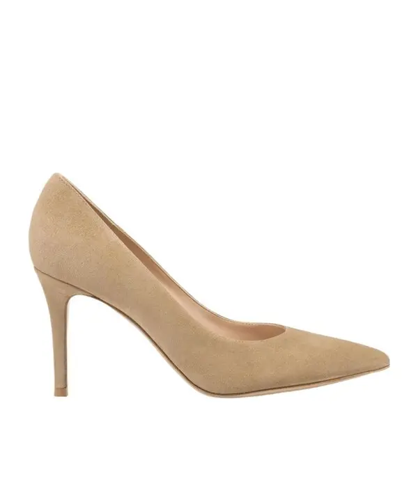 GIANVITO ROSSI Pointed-toe High Heels - Camel