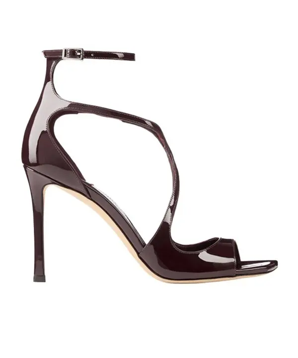 JIMMY CHOO Square-toe High-heeled Sandals - No