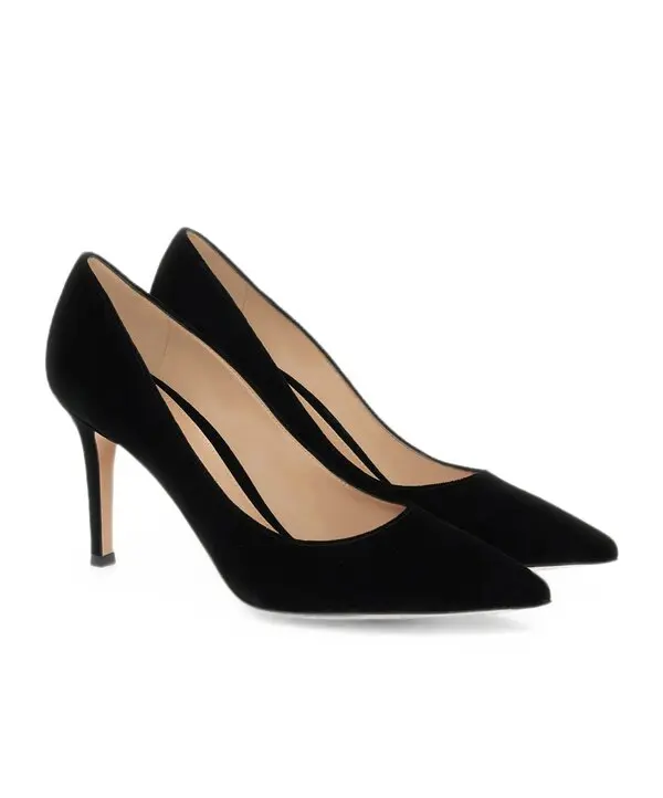 GIANVITO ROSSI 85 Stiletto Pumps - Black