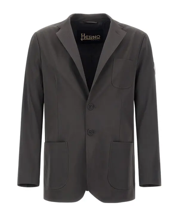Herno Notch-lapel Patch-pocket Blazer
