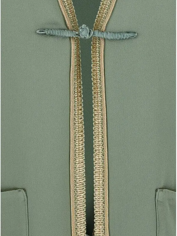 FORTE_FORTE Trimmed Jacket - Green