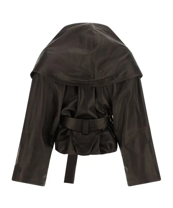 Magda Butrym Long-sleeve Leather Jacket