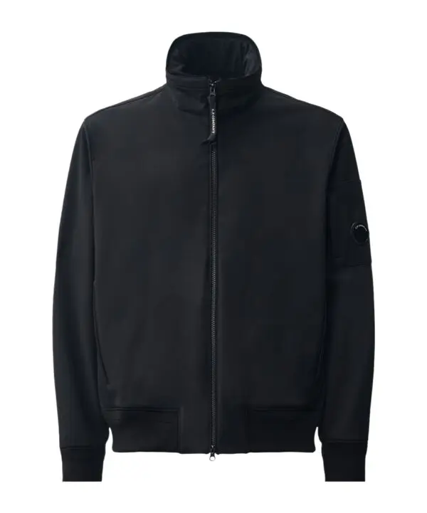 C.P. COMPANY Lens-detail Zip-up Jacket - Black