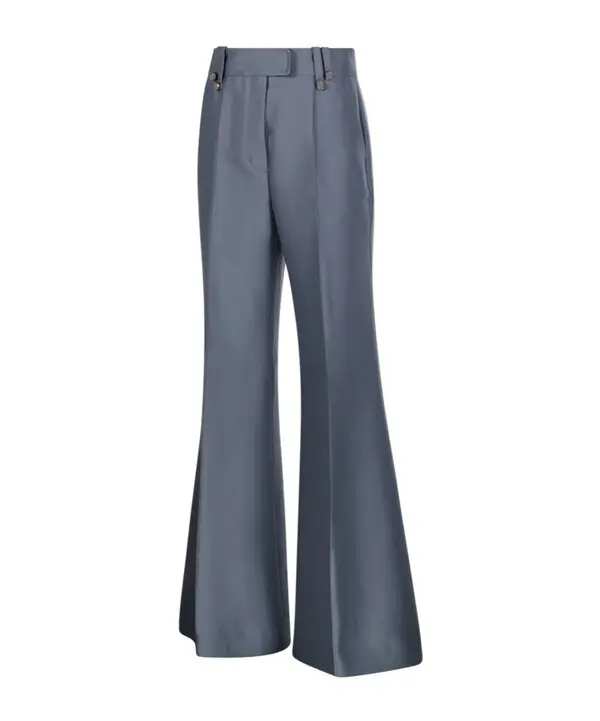 Zimmermann Valiant Structured Flare Pants - Gray
