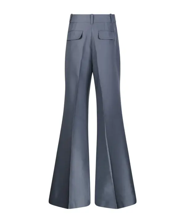 Zimmermann Valiant Structured Flare Pants - Gray