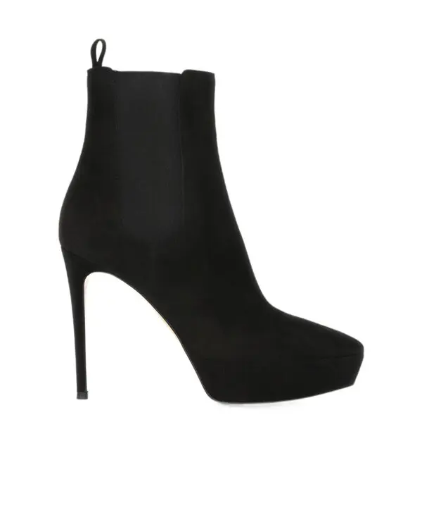 GIANVITO ROSSI Platform Ankle Boots - Black