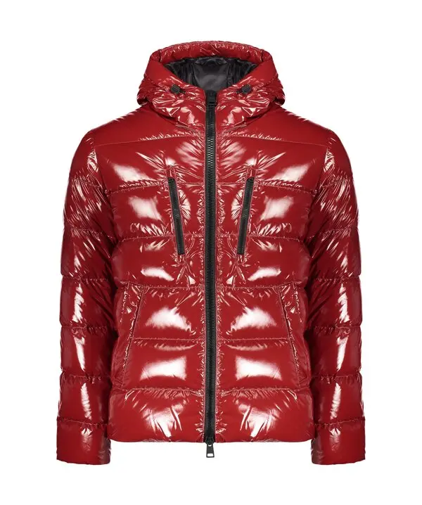 Herno Hooded Down Jacket - Red