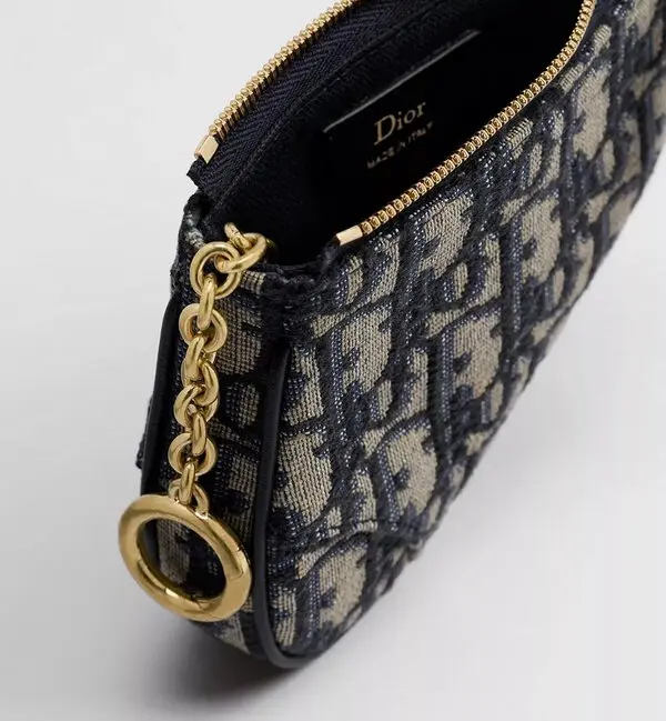 Dior Zipper Key Pouch